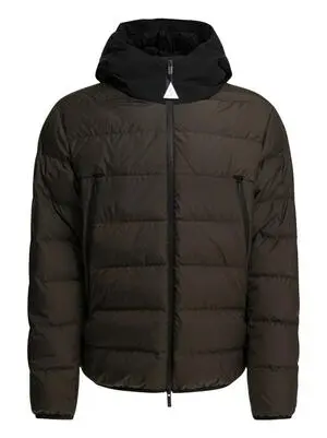 Moncler Quilted Hooded Down Jacket - Black