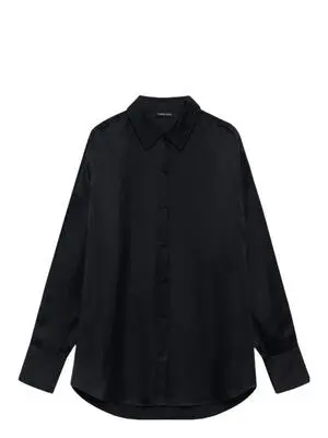 ANINE BING Essie Shirt - Black