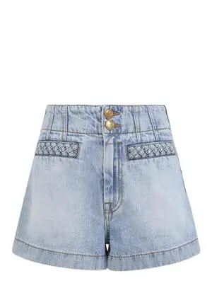 Zimmermann Lucky Denim Shorts - Skylark