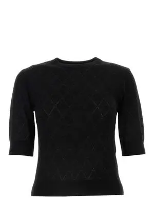 Max Mara Patrick Knitted Top - Black