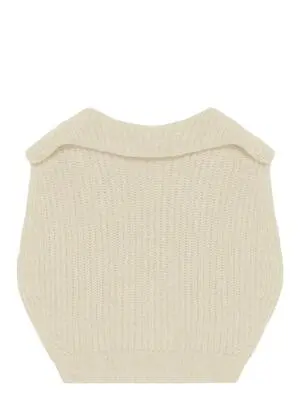 Fabiana Filippi Ribbed Knit Sleeveless Jumper - Nude