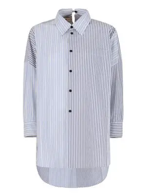 Marni Striped Long-sleeve Shirt - Grey