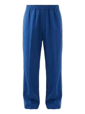 Gucci Interlocking G Wide Leg Pants - Blue