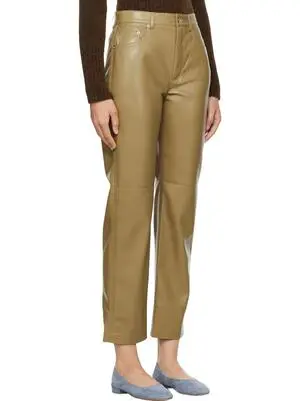 Nanushka Vinni Cropped Trousers - Brown