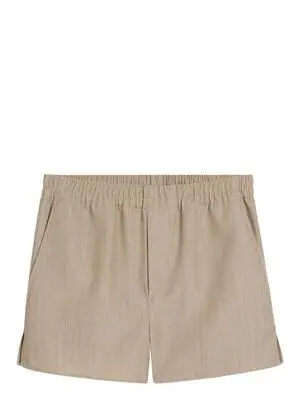 Ami Elastic Waist Shorts - Ginger