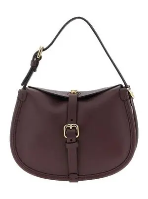Etro Small Pony Leather Shoulder Bag - Brown