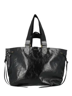 Isabel Marant Étoile Logo Shoulder Bag - Black
