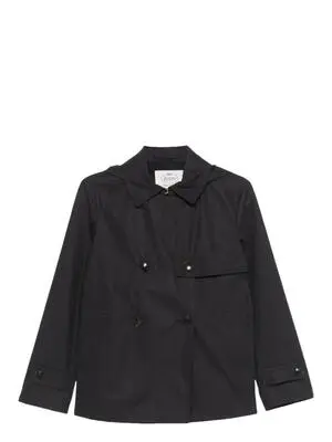 Herno Herno Double-Breasted Long-Sleeved Casual Jacket With Vented Back Black