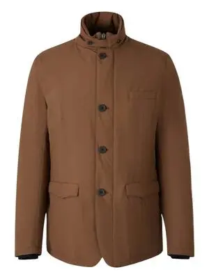 Herno Long Sleeve Cotton Coat - Brown