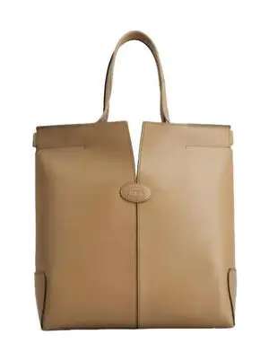 TOD'S Small Di Bag With Embossed Logo - Brown