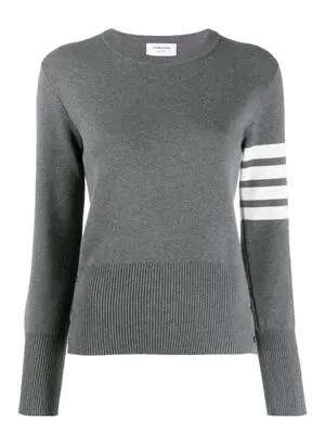 THOM BROWNE Thom Browne 4-Bar Crewneck Knit Jumper