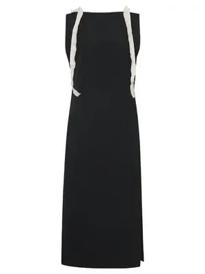 THE ROW Giuliessa Midi Dress - Black
