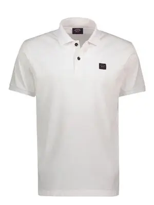 PAUL  SHARK Paul  Shark Logo Patch Short-Sleeved Polo Shirt