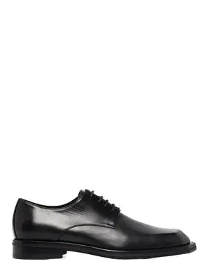 Martine Rose Lace-up Square Toe Derby Shoes - Black