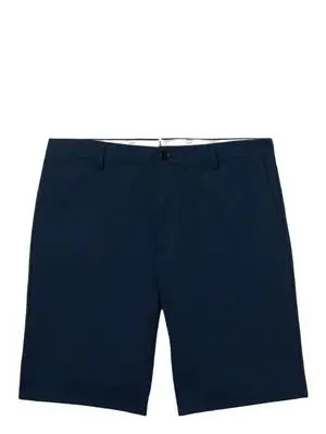 Burberry Logo Appliqué Chino Shorts - Blue