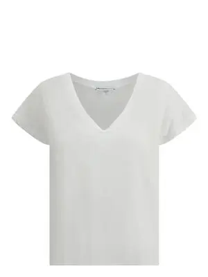 JAMES PERSE James Perse Crepe Jersey Oversized Short Sleeve Crew T-Shirt