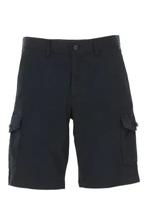 EA7 Logo Cargo Shorts - Black