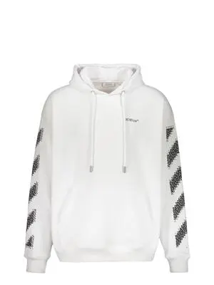 Off-White Logo Sleeve Hoodie - White