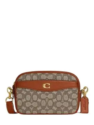 COACH Monogram Logo-plaque Camera Bag - Brown