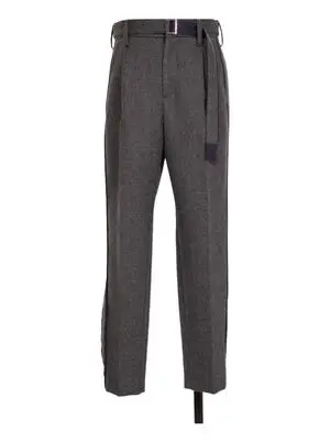 Sacai Logo Casual Pants - Black
