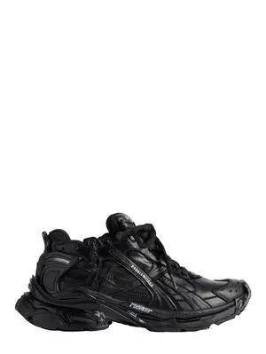 Balenciaga Runner Ripstop Sneakers - Black