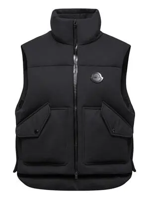 Moncler X Edward Enninful Otis Zip-up Gilet - Black