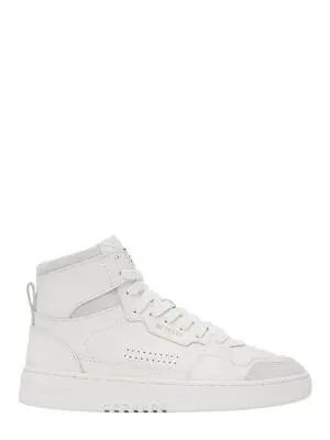 Axel Arigato Dice Round Head High Top Casual Sneakers - White