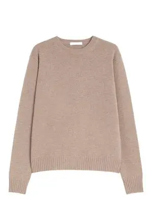 Max Mara Crewneck Knit Sweater - Camel