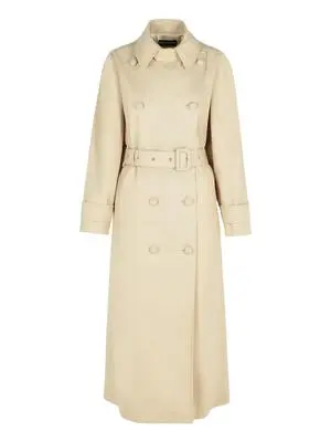Dolce & Gabbana Double-breasted Belted Coat - Beige