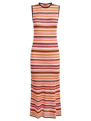 Missoni Striped Ribbed-knit Maxi Dress - Multicolor