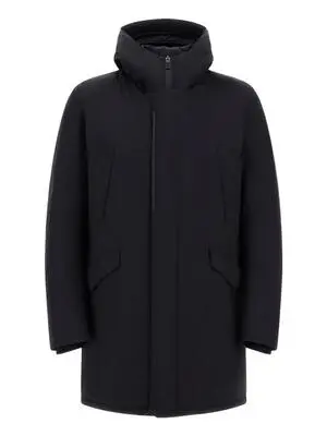 Herno Hooded Long Parka - Black