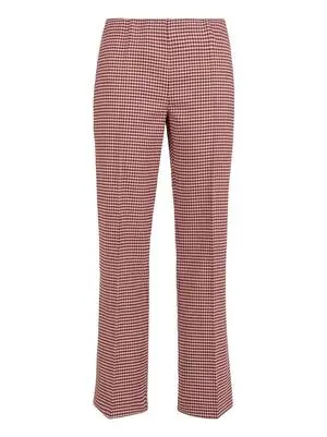 P.a.r.o.s.h Houndstooth Flared Trousers - Pink