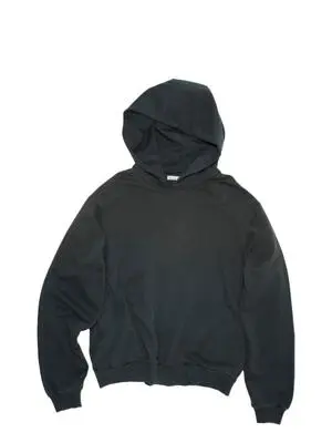 Acne Studios Garment Dyed Logo Hoodie - Black
