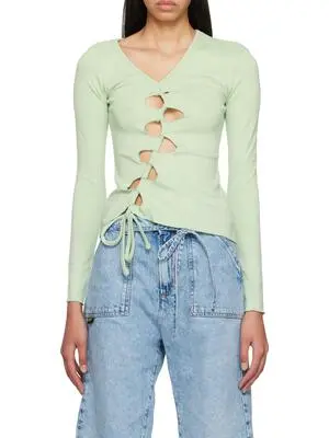 AVAVAV Long Sleeve T-shirt - Blue
