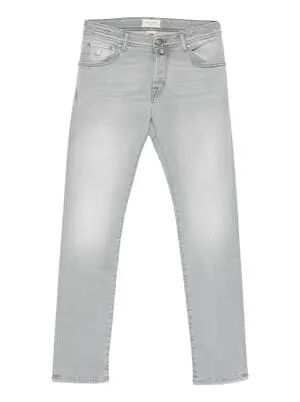 Jacob Cohen Jacob Cohen Nick Button Denim Jeans Light Grey