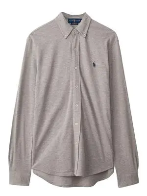 Polo Ralph Lauren Logo Embroidered Shirt - Gray