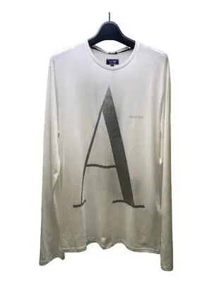 Emporio Armani Logo T-shirt With Round Neck - Gray