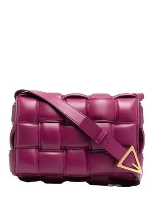 Bottega Veneta Bottega Veneta Padded Cassette Crossbody Bag Red
