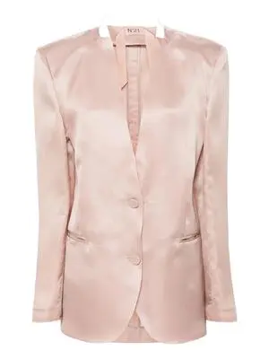 N.21 Single-breasted Silk Blazer - Rose Pink