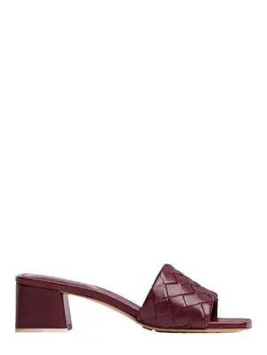 Bottega Veneta Bottega Veneta Parco Intrecciato Heeled Sandals Brown