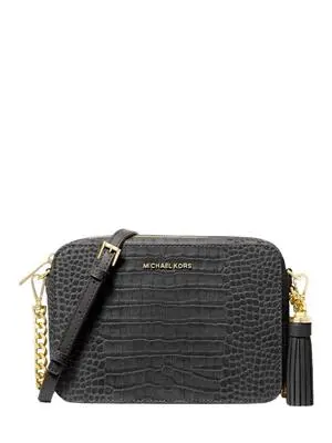 Michael Kors Logo Shoulder Bag - Black