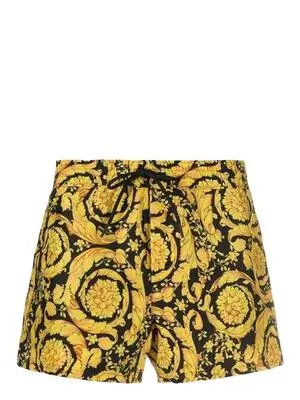 Versace Barocco Printed Swim Shorts - Multicolor