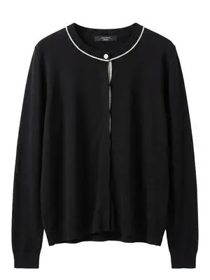 Max Mara Long Sleeve Round Neck Sweater - Black