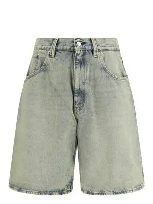 SUNFLOWER Long Denim Shorts - Multicolor