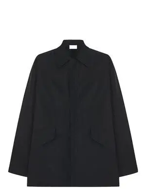 THE ROW Noe Zip-up Jacket - Black