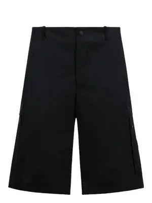Moncler Nylon Cotton Cargo Shorts - Black