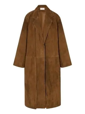 THE ROW The Row Serenis Detachable Collar Coat Auburn
