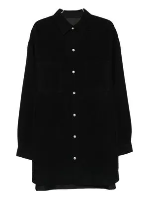 Rick Owens Long Sleeve Casual Jacket - Black