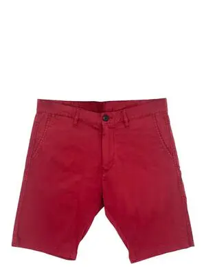 Emporio Armani Casual Zippered Shorts - Red