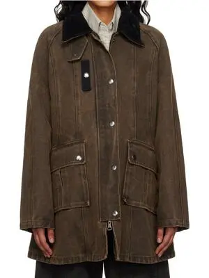 ANDERSSON BELL Andersson Bell Brown Kerri Trapez Work Jacket